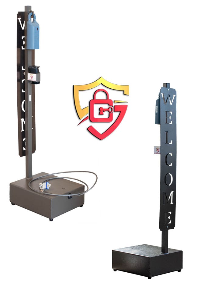 Real Estate Agent Key Lockbox Condulus Stand - Sturdy, Secure, Attractive